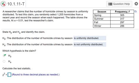Solved How Do I Find The Test Statistic Using Excel Or