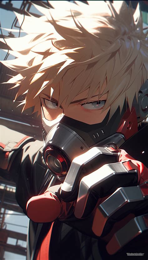 Rising Hero Bakugou In Hero Suit Artwork Hero Wallpaper Cool Anime Pictures Bakugo Katsuki