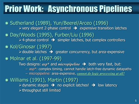 Ppt High Throughput Asynchronous Pipelines For Fine Grain Dynamic