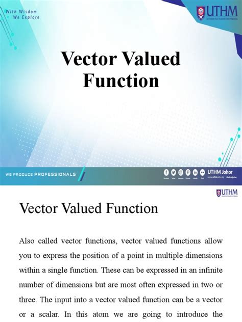 Vector Valued Function Pdf Vector Space Function Mathematics