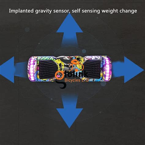 Electric Hoverboard 6 5 Inch Led Wheel Smart Self Balancing Scooter With Bluetooth Speaker