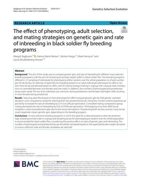 Pdf The Effect Of Phenotyping Adult Selection And Mating Strategies On Genetic Gain And Rate