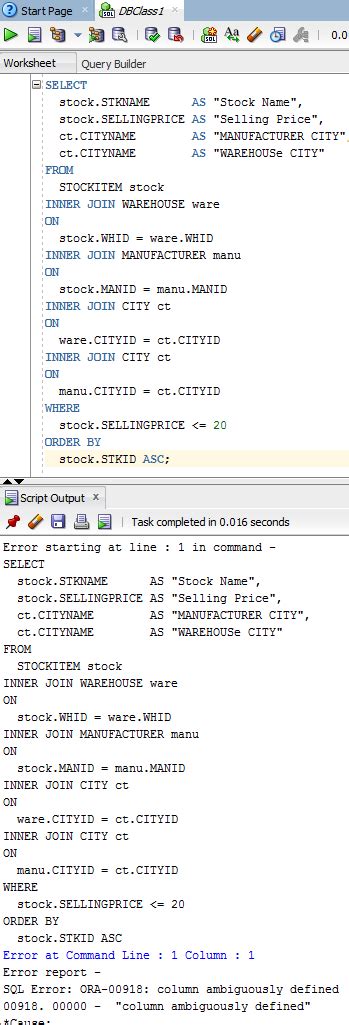 Sql Inner Joining Tables Column Ambiguously Defined Stack Overflow