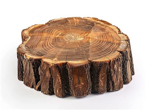 Premium Photo Tree Stump CrossSection Detailed Age Rings