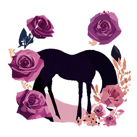 Sweet Fox With Flowers Creative Fabrica