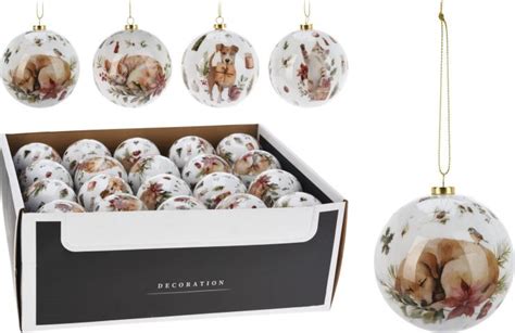 Коледна топка домашен любимец 8см 4 дизайна 16132054 на топ цена — Home Max Ex Baumax