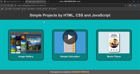 Learning Practice Project Html Css Js Frontenddevelopment Suraish Kirshan
