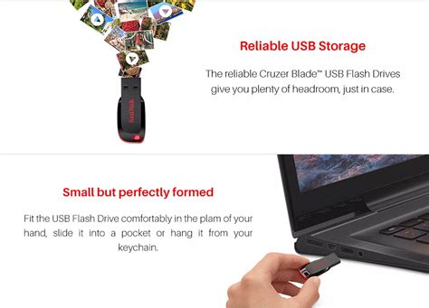 Sandisk Cruzer Blade Usb Flash Drive Gb Gb Gb Gb Gb Shopee Malaysia