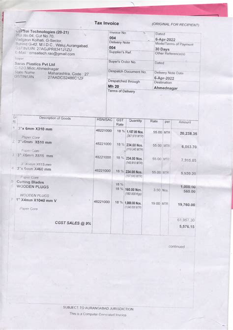Invoice Object Detection Dataset By Cv
