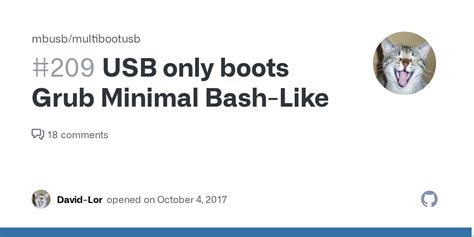 usb only boots grub minimal bash like · issue 209 · mbusb multibootusb