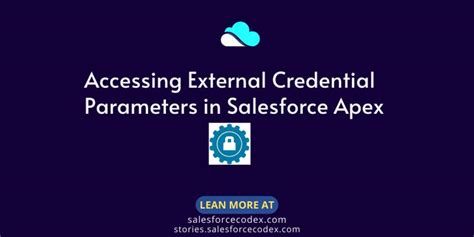 Alex Zlidin ☁ On Linkedin Accessing External Credential Parameters In