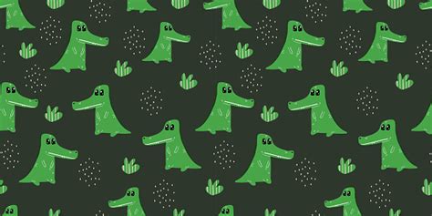 귀여운 악어와 원활한 배경 스칸디나비아 스타일의 보육을위한 장식 귀여운 벽지 어린이 의류 인테리어 디자인 포장 인쇄에 적합합니다 귀여운에 대한 스톡 벡터 아트 및 기타