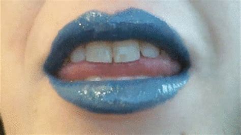 Sexy B Lips Applying Lipstick Shimmering Gloss Extreme Close Up Mp4 Lydias Naughty