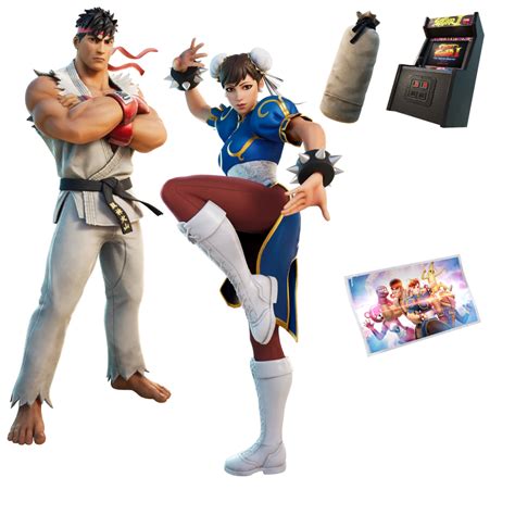 Pacot O Pacot O Ryu E Chun Li Fortnite Pacotes Do Fortnite Nite Site
