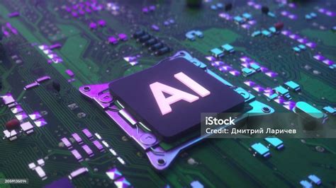 Ai 기호 데이터 정보 처리의 인공 지능 디지털화를 시작하는 Cpu 프로세서 중앙 컴퓨터 프로세서 Cpu 개념 3d