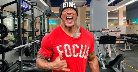 the rock dwayne johnson focus t shirt