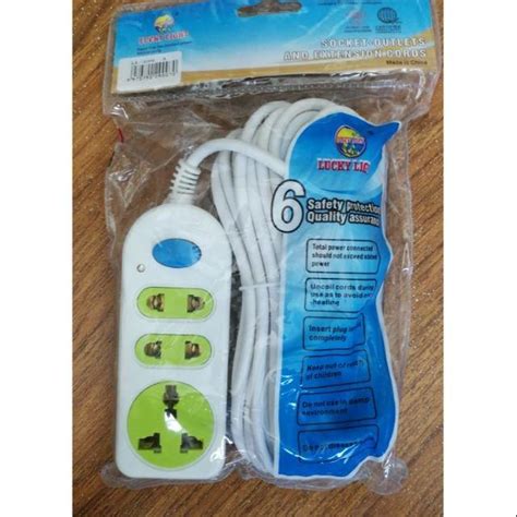 POWER EXTENSION CORD 3 Socket TECH BUDDY IT SOLUTIONS