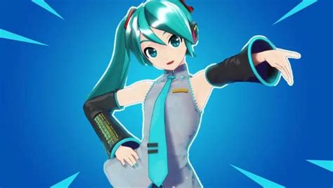 Hatsune Miku Fortnite Skin Release Date Price And Cosmetics
