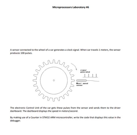 Solved Microprocessors Laboratory 6 A Sensor Connected To