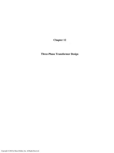 Pdf Transformer And Inductor Design Handbook Chapter 12 Dokumen Tips