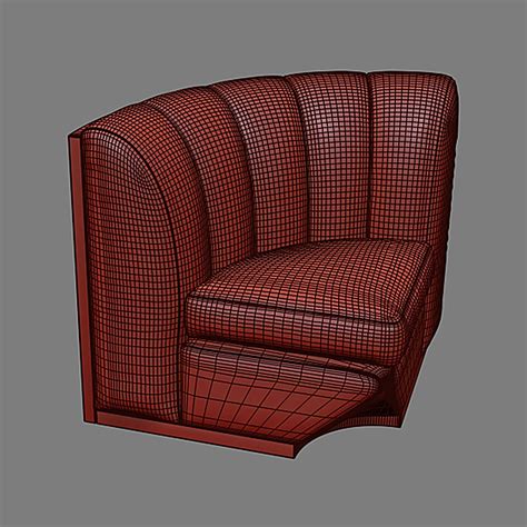 Vienna Modular Banquet Seating 3d Model 8 Max Fbx Obj Free3d