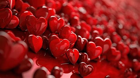 3d 벡터 성 발렌타인 데이 빨간색 배경 하트 개념 해피 발렌타인 데이 행복한 발렌타인 데이 발렌타인 하트 배경 일러스트