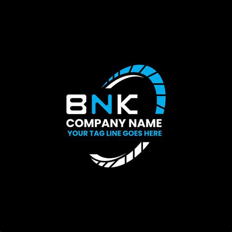 Bnk Letter Logo Creative Design With Vector Graphic Bnk Simple And