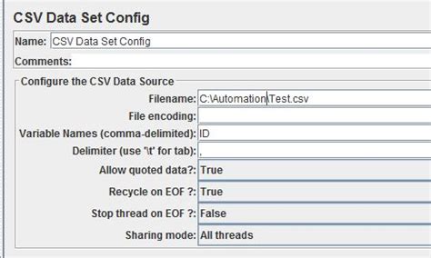 Jmeter Not Reading Variable From Csv File Stack Overflow