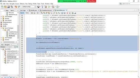 Java Program That Will Allow To Create An Xml File Which Will Store All