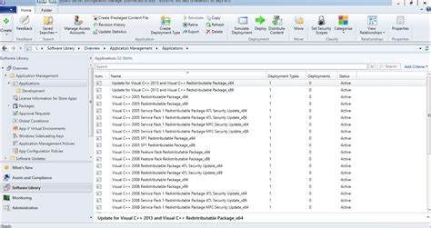 install visualcredistributables ps1 now with configmgr support