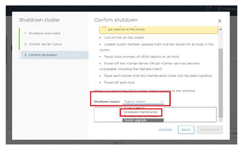 Vxrail How To Properly Shut Down A Vxrail Cluster Versions 7 0 U3 To 8 0 Dell Us