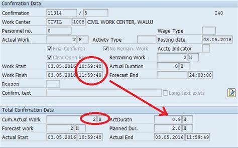 Solved Maintenance Order Confirmation Sap Community