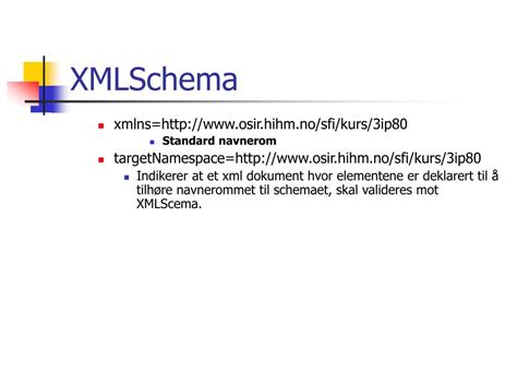 ppt xmlschema powerpoint presentation free download id 4297573