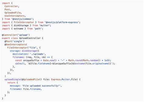 File Uploads In Nestjs Using Multer Dev Centre House Ireland