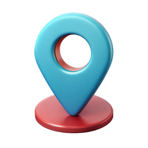 Fascinating Tropical Pictogram Of A Location Pin Crisp Edges Flat Color Single Weight Stroke