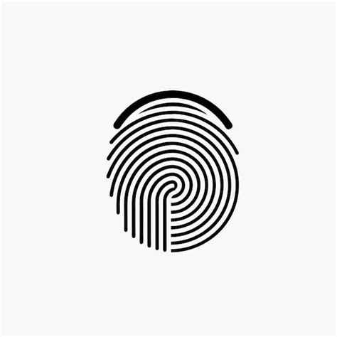 A Fingerprint With A Fingerprint Premium Ai Generated Vector