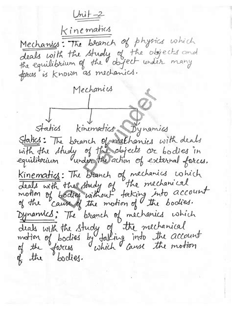 unit 2 kinematics pdf
