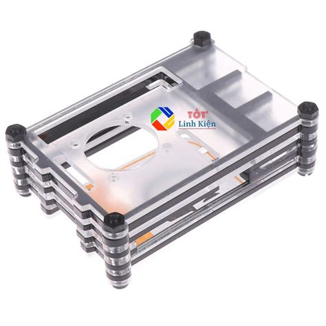 Case Bảo Vệ Cho Raspberry Pi 4b Mica Trong