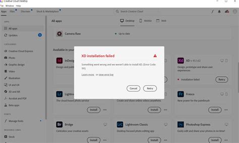 Unable To Install Xd Getting Error 191 Adobe Community 12661038