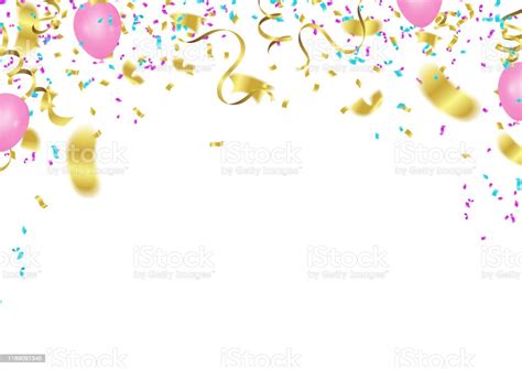 색상 광택 풍선 파티 색종이 개념 디자인 템플릿 휴일 해피 데이 배경 축하 벡터 일러스트 개념에 대한 스톡 벡터 아트 및 기타 이미지 개념 개념과 주제 개체 그룹