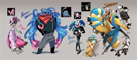 Artstation Pokemon Gijinka Design Compilation 02