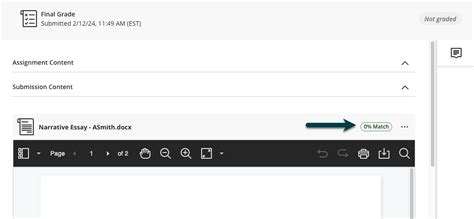 Submitting To An Assignment In The Blackboard Ultra Assignment
