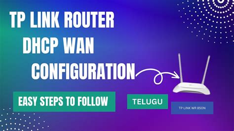 Tp Link TL WR N Mbps Wireless Wi Fi Router Setup Telugu How To Setup A TP Link WiFi