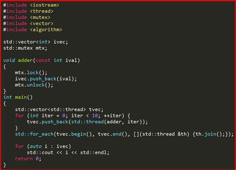 Multithreading Stdmutex 1 ~ C Learning Tutorials