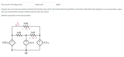 Solved The Circuit In The Figure Has Nodes Anc Tights Chegg