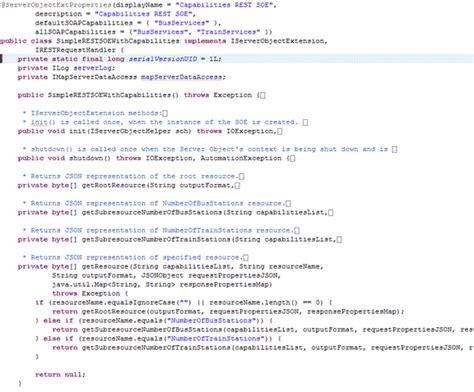 Work With Soe Capabilities Arcgis Enterprise Sdk