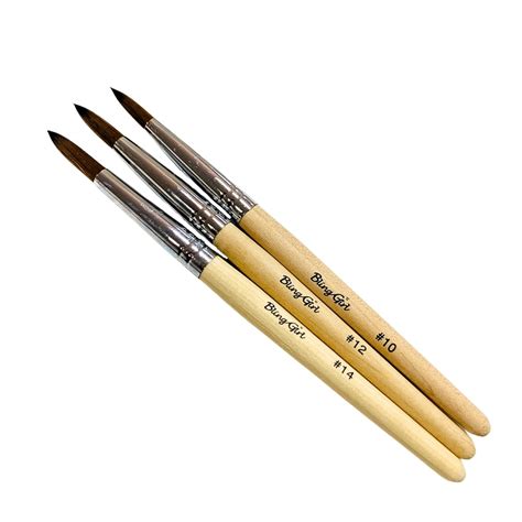 Bling Girl Wooden Acrylic Nail Brush S2305p124 Blinggirl