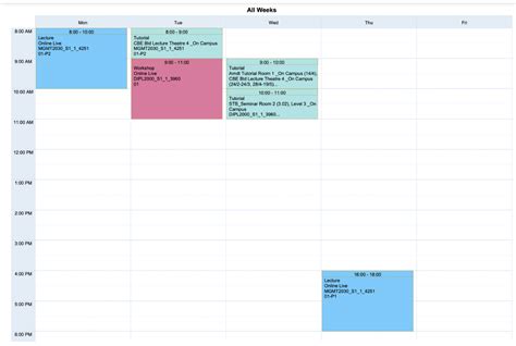 Anu Transitions To New Timetabling System Woroni
