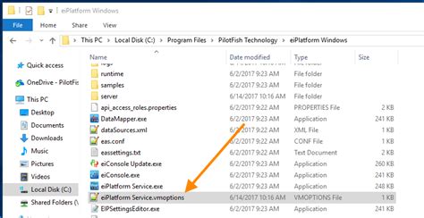 Configuring The Maximum Memory Setting In The EiPlatform For Windows