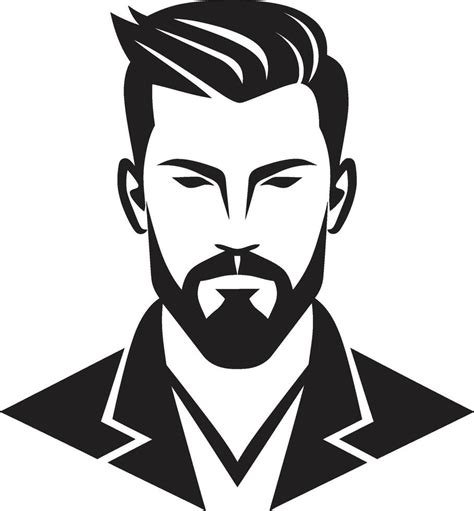 Dynamic Dexterity Badge Agile Male Face Logo Design For Vibrant Energy